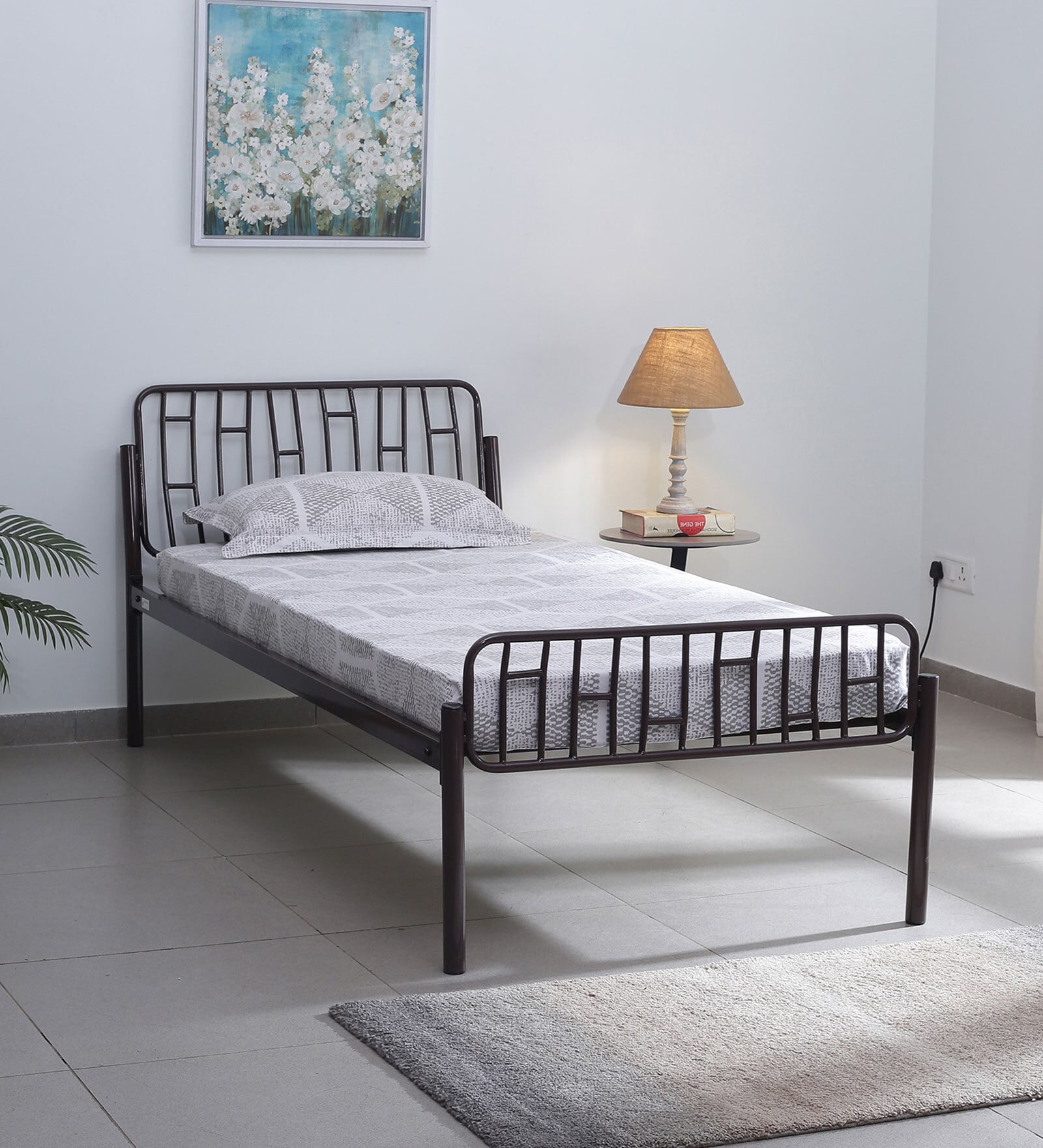 Buy Bambus Metallic Single Bed in Brown Colour at 5% OFF by Mintwud ...