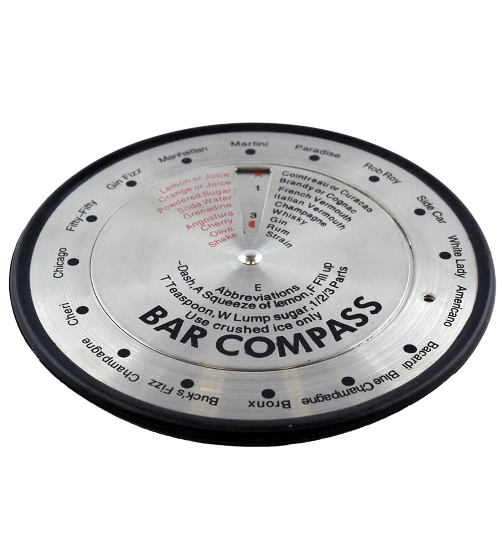 Buy Bar World Black Color Bar Recipe Compass Online - Bar Tools ...
