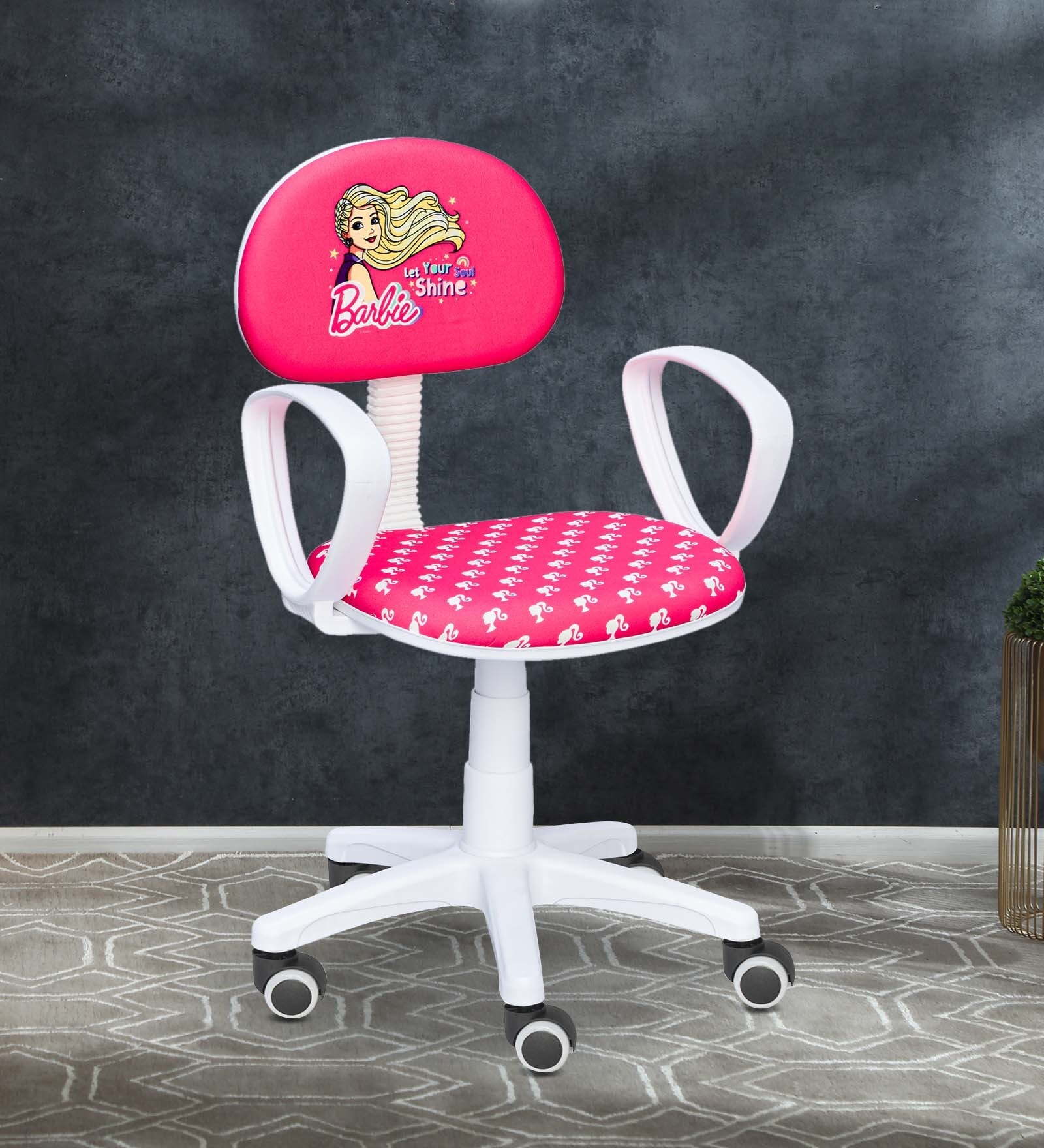 Buy Barbie Themed Plastic Kids Study Chair in Pink Colour at 5% OFF by ...
