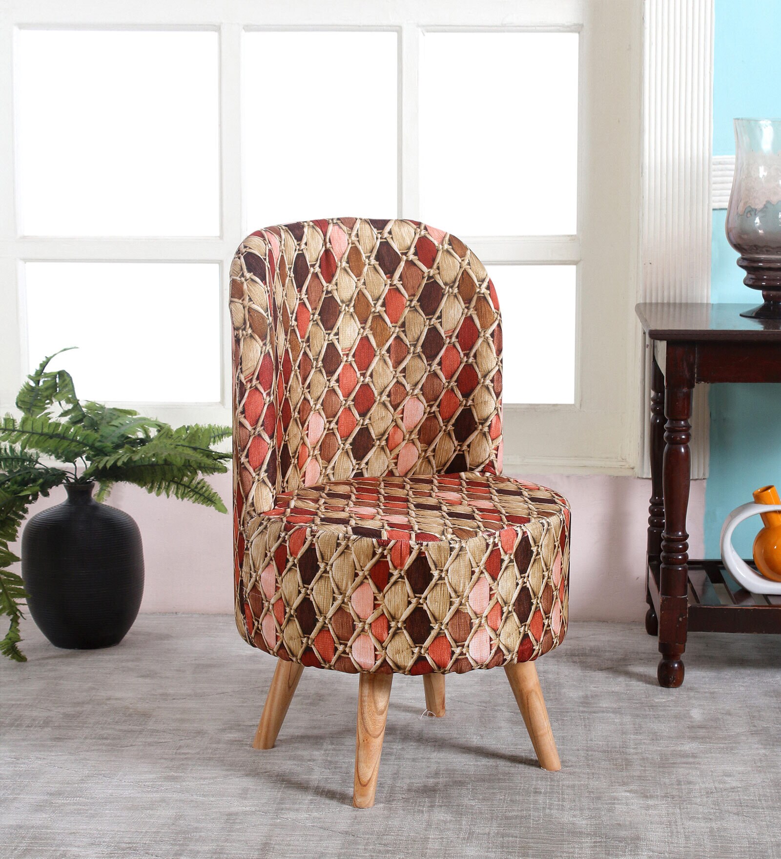 Buy Barrel Chair In Natural Finish at 29% OFF by COMFIDELITAS | Pepperfry