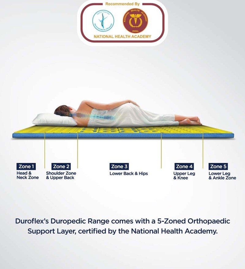 Buy Back Magic 5 Zoned Orthopedic Coir & Rebonded Foam 5 Inch King Size ...