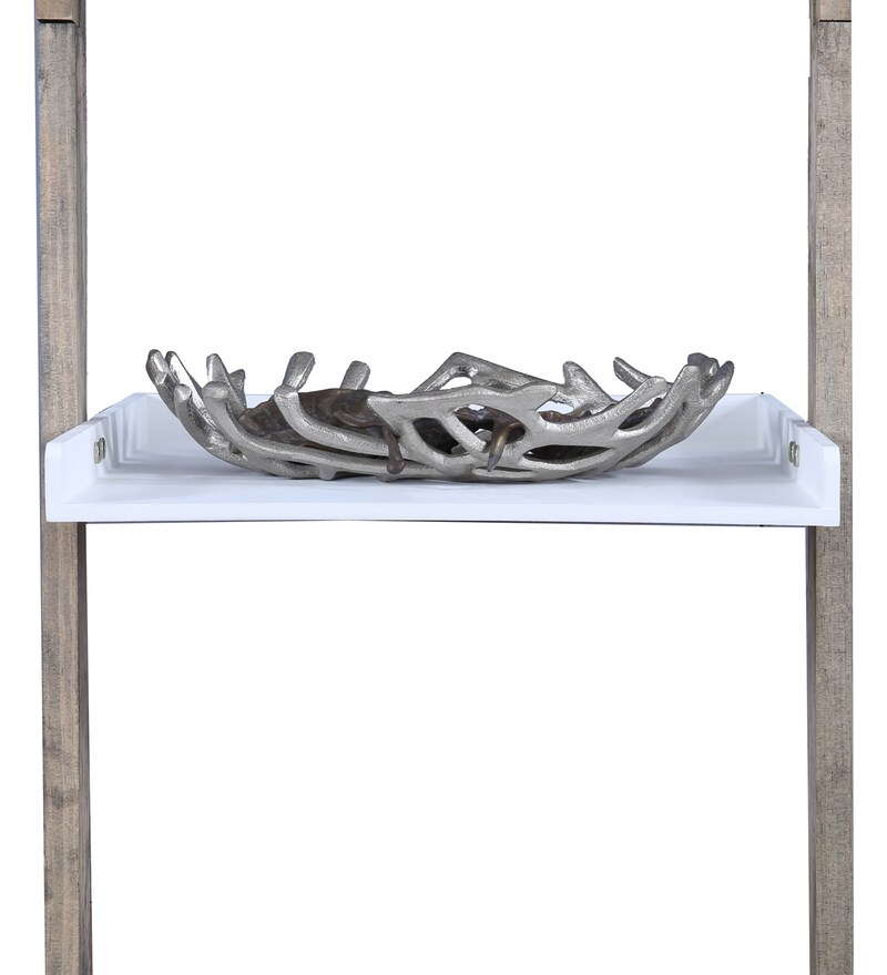 Buy Barnard Compact Ladder Display Unit & Book Shelf in White Colour by ...