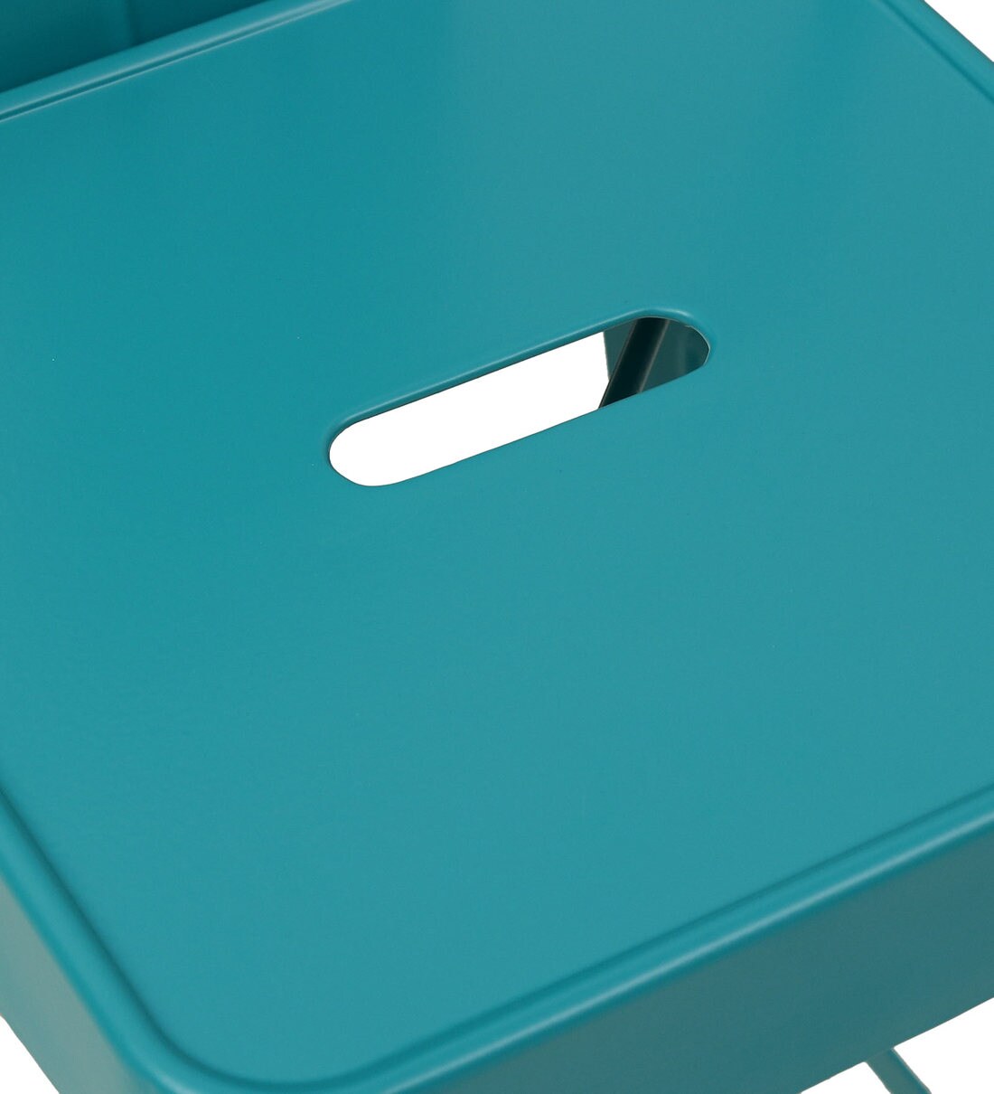 Buy Becky Metal Bar Stool In Turquoise Colour By Bohemiana Online ...