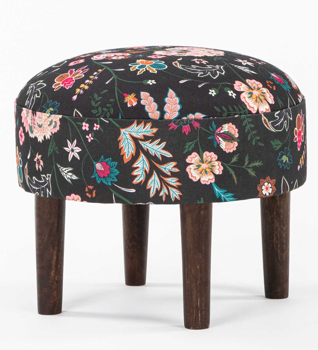 Buy The Fabric Foot Stool in Bohemian Palampore Colour by Chumbak ...