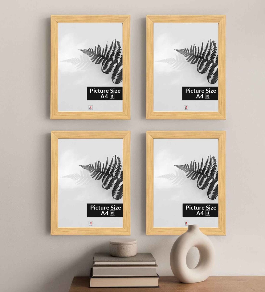 Buy Beige Photo frames Set of 4 Decoration at 31% OFF by Art Street ...