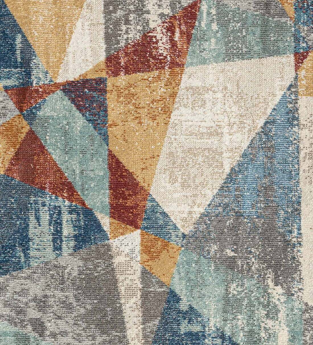 Buy Beige Polypropylene Abstract 4 x 6 Feet Machine Made Carpet By ...