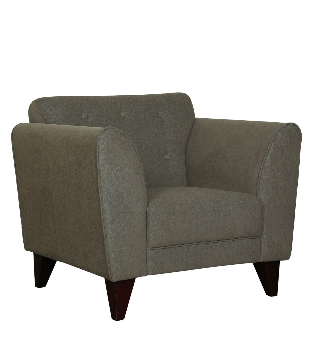 Buy Belem 1 Seater Sofa in Sandy Brown Colour by CasaCraft Online - Mid ...