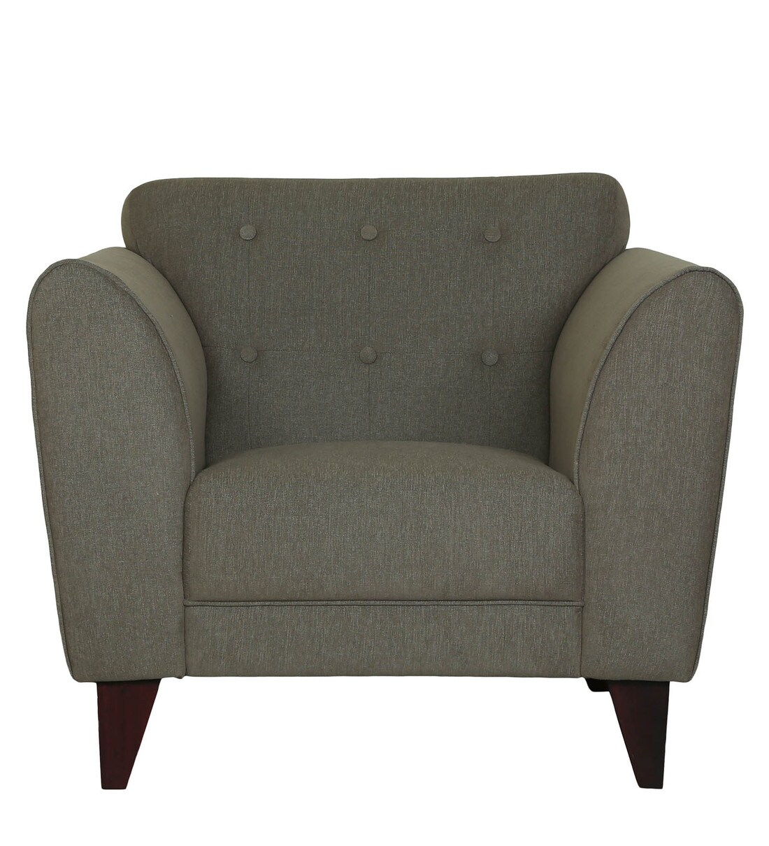 Buy Belem 1 Seater Sofa in Sandy Brown Colour by CasaCraft Online - Mid ...