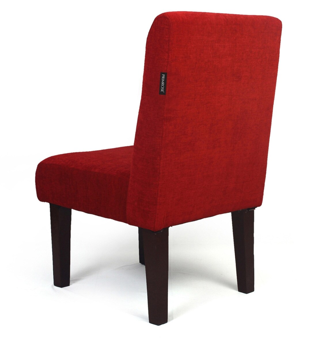 Buy Betty Fabric Slipper Chair in Red Colour Online - Slipper Chairs ...