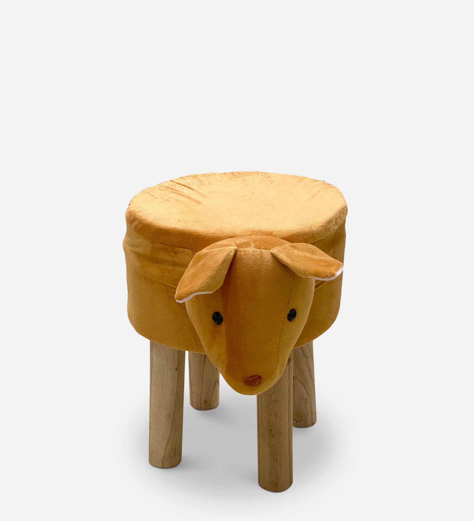 Buy Bear Fabric Kids Stool in Brown Colour at 5% OFF by House of Aarna ...