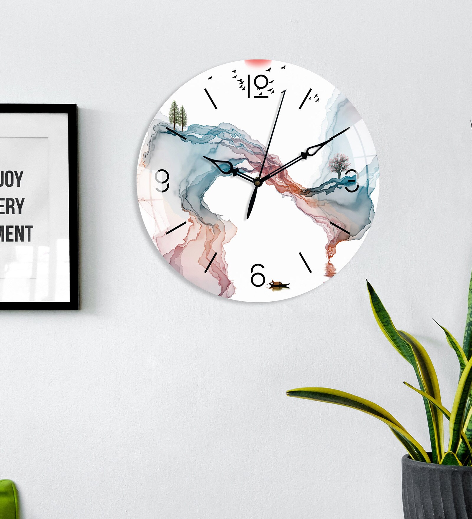 Buy Beautiful Scenery Acrylic Wall Clock at 17% OFF by The Next Decor ...