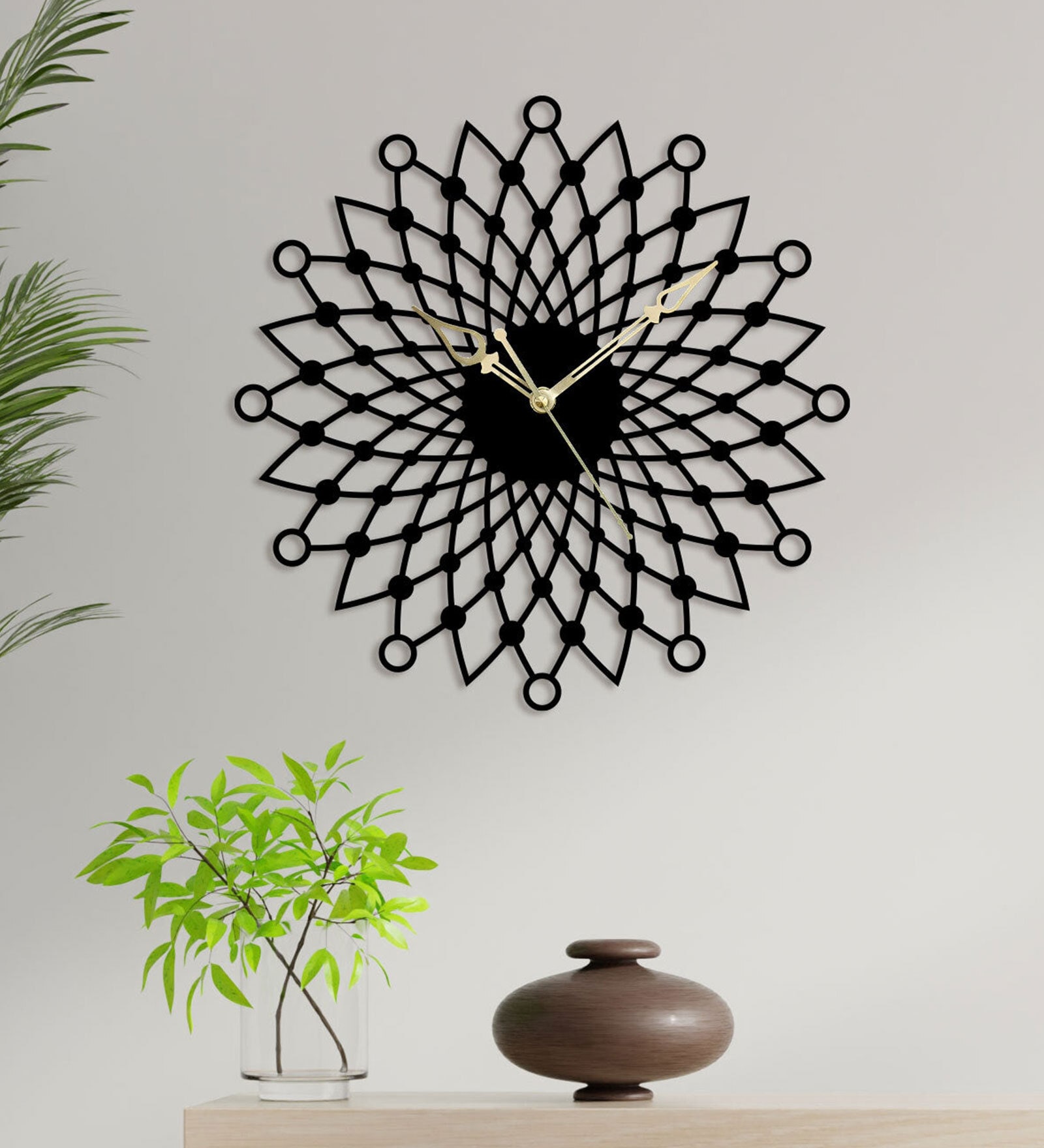 Buy Black Iron Beautiful Spiral Novelty Wall Clock at 14% OFF by The ...