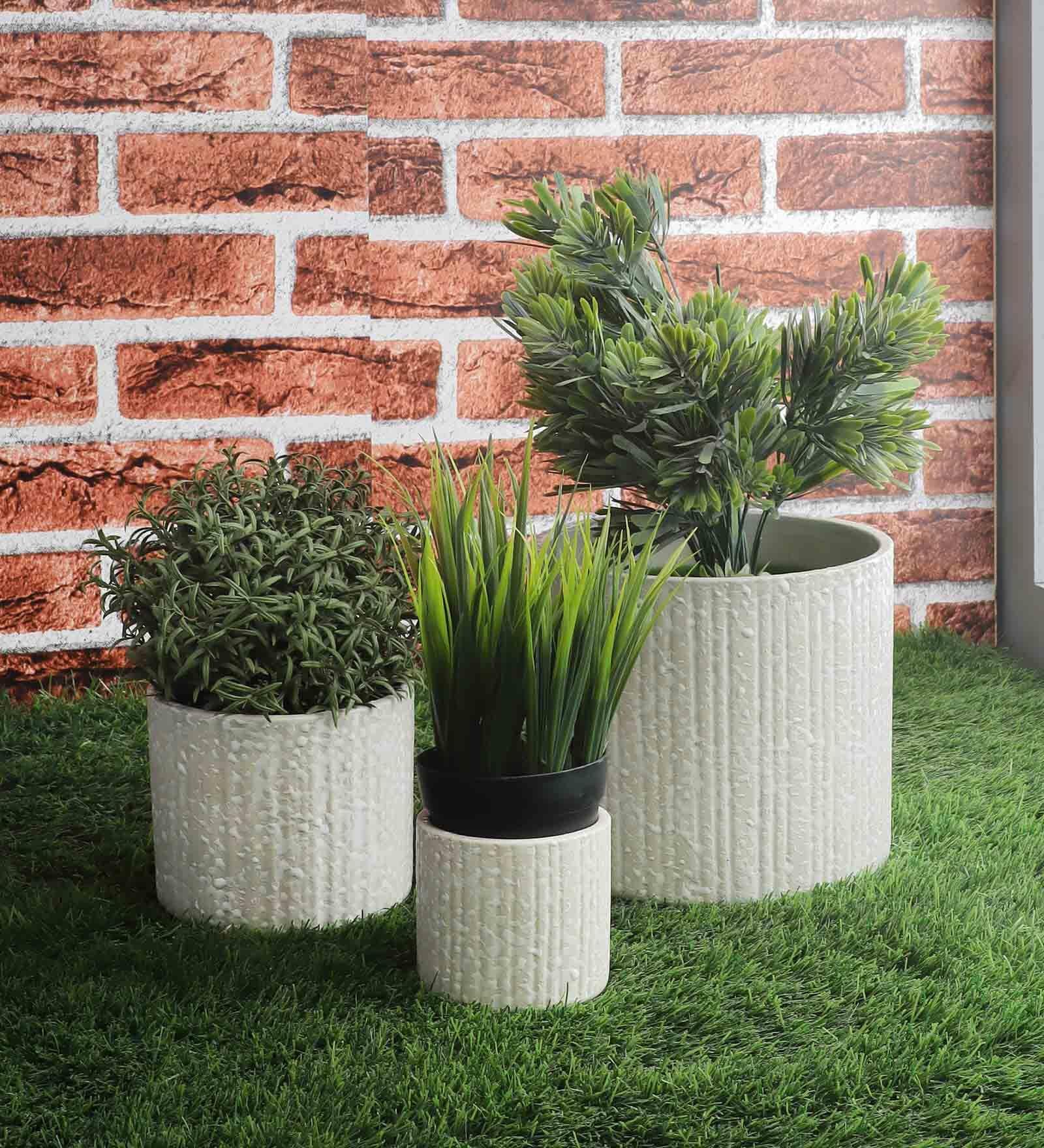 Buy Beaver With White Spot Ceramic Texture Handcrafted Well Planter ...