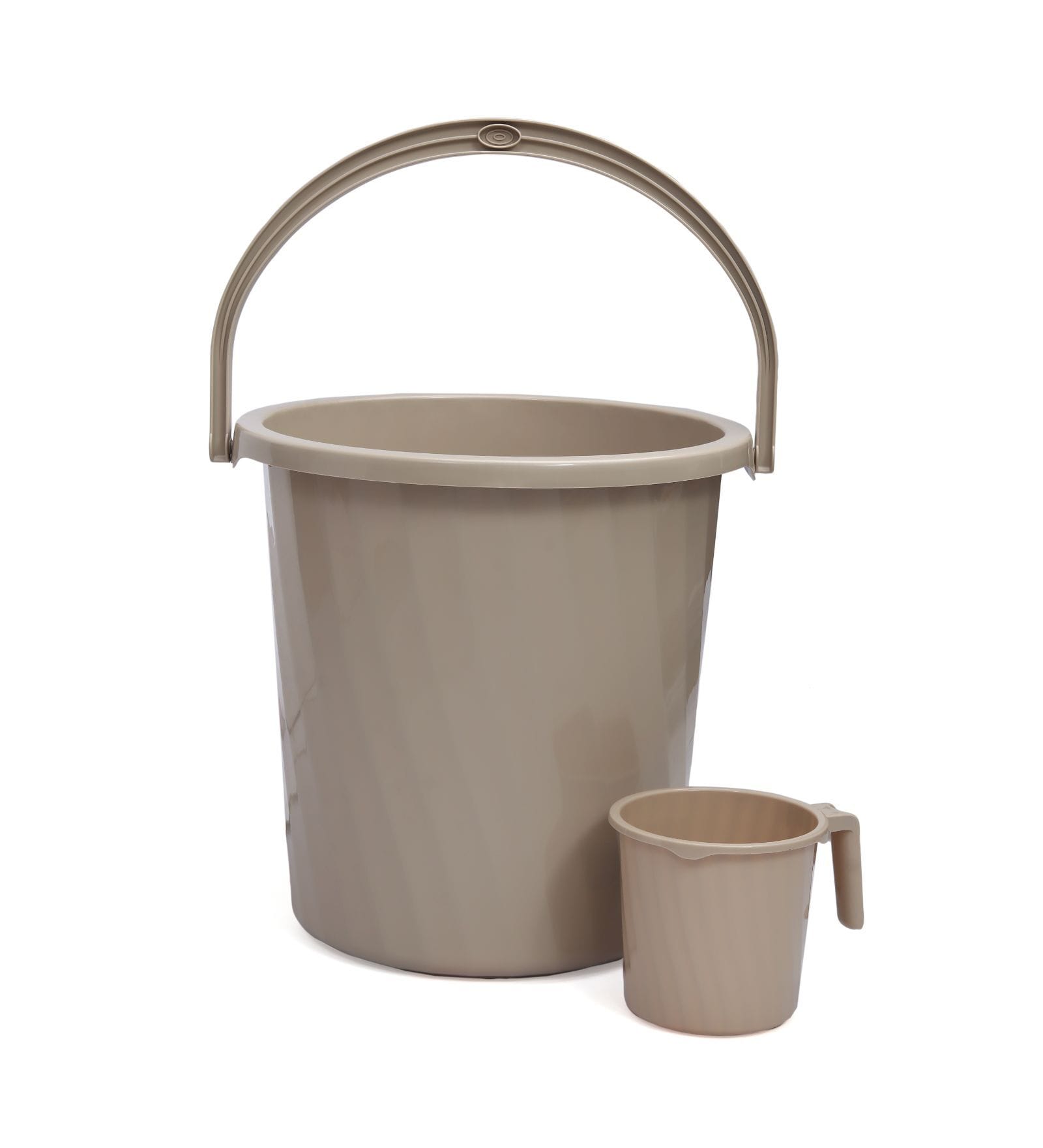 Buy Beige 20 Ltr Polypropylene Bucket Set (Set of 2) by Regalo at 21% ...