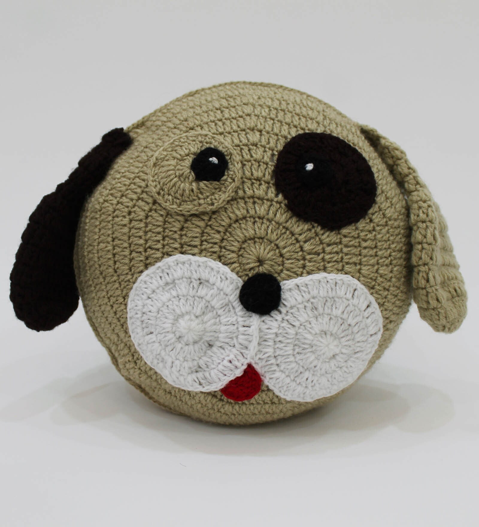 Buy Beige Acrylic Wool 12 x 12 Animal Cuddle Cushion at 15% OFF by ...