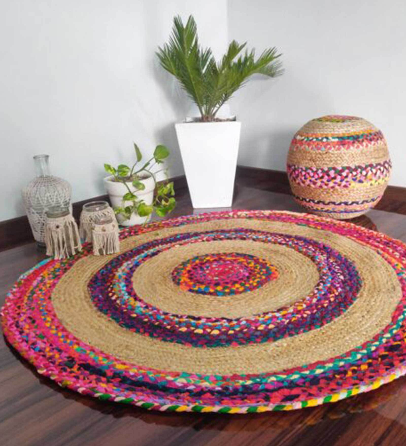 Buy Beige Hand Tufted 3X3 Feet Rug By Handmakers at 23% OFF by ...