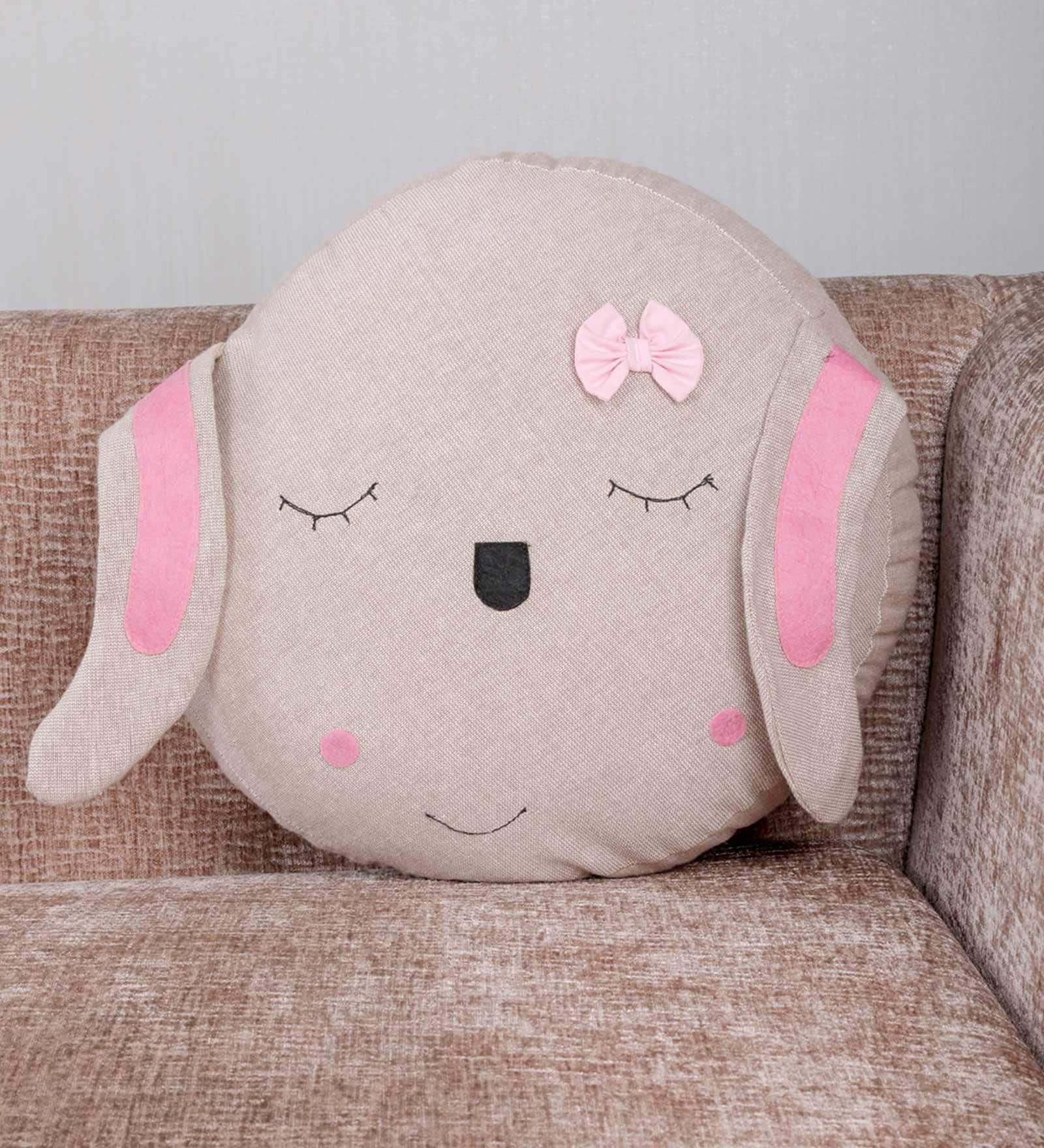 Buy Beige Linen Decorative Shaped Cushion by My gift booth at 58% OFF ...