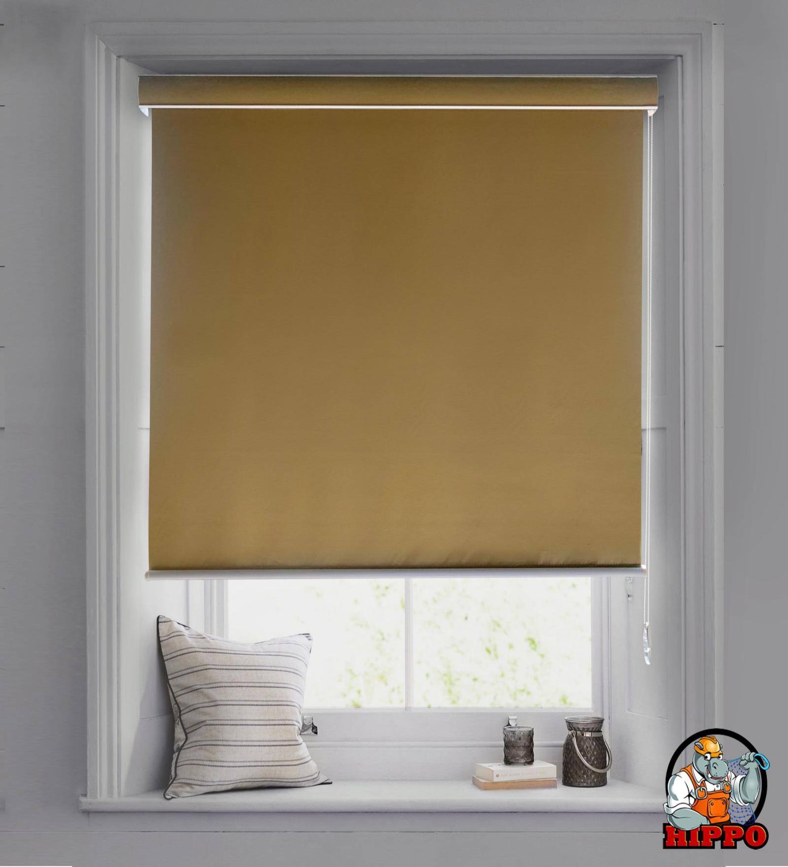 Buy Beige Polyester Solid 108 X 36 inches Blackout Blackout Blind at 21 ...