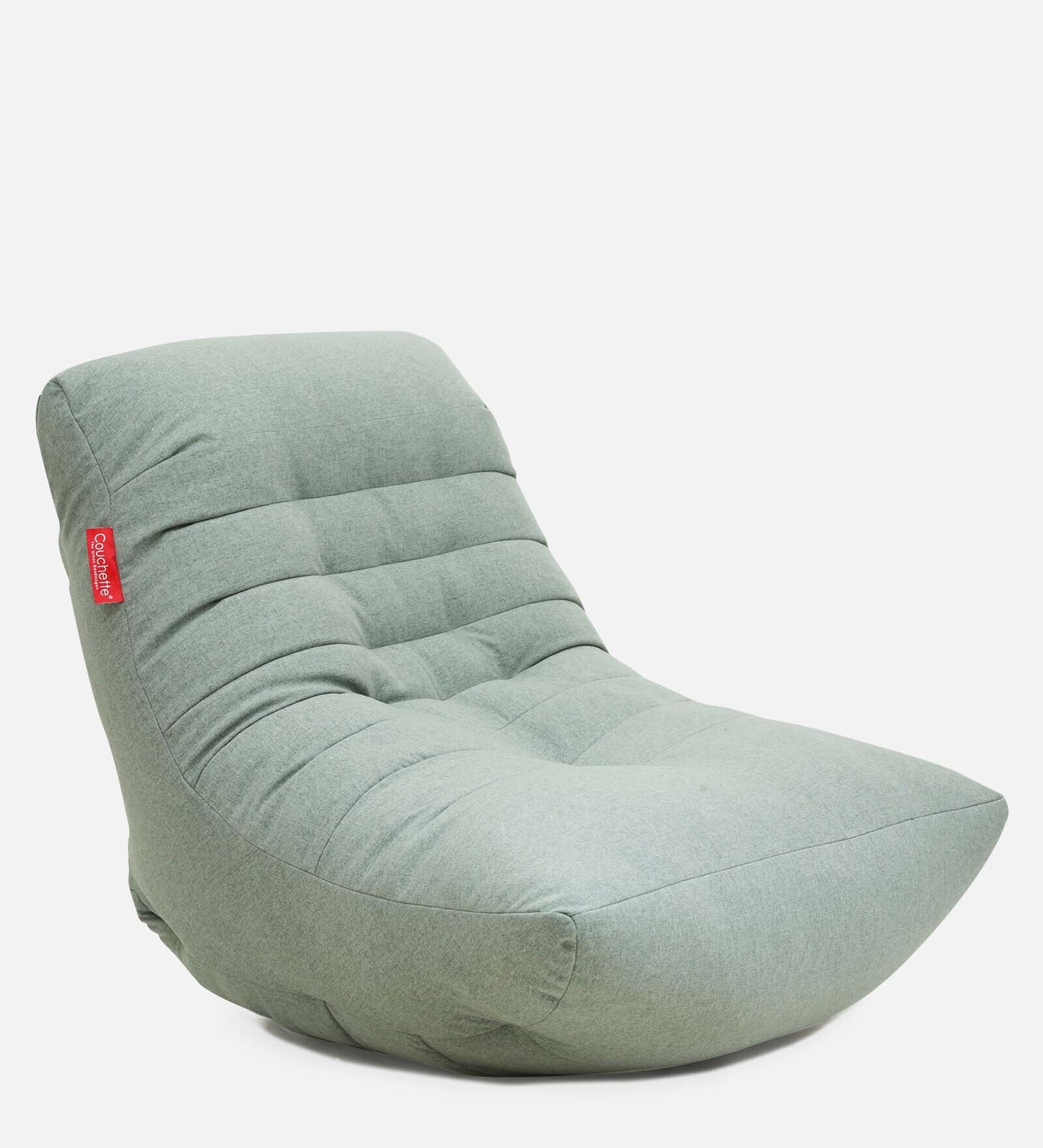 Buy Bellisimo Lounge Bean Bag with beans in Aqua Grey Colour at 49% OFF ...