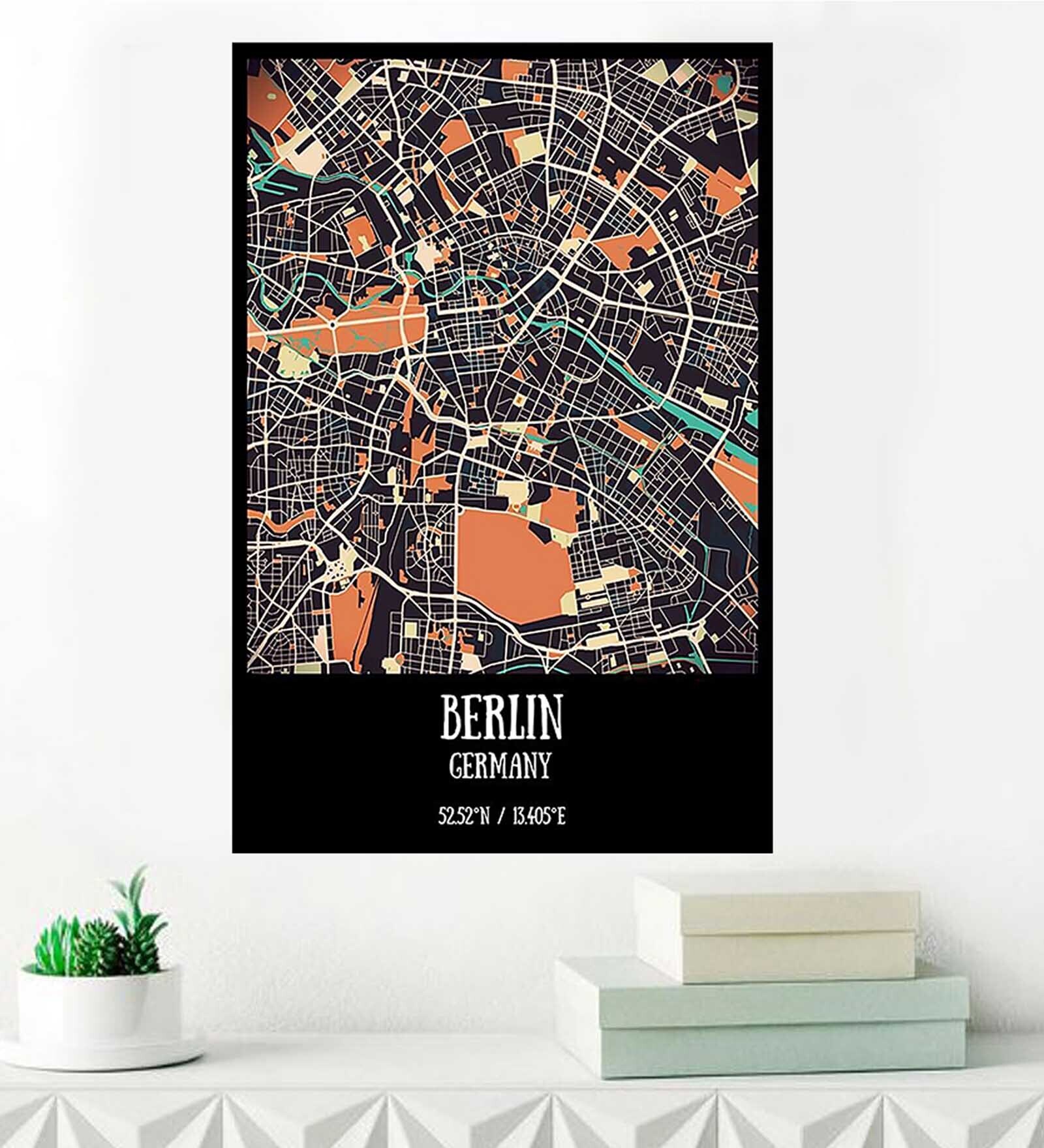 Buy Berlin, Germany Canvas Unframed Art Print in 12inches x 18 inches ...