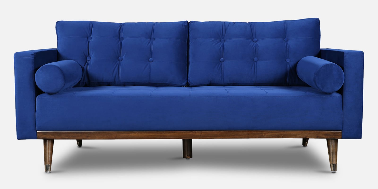 Buy Beam 3 Seater Sofa In Blue Colour at 85% OFF by HomeTown | Pepperfry