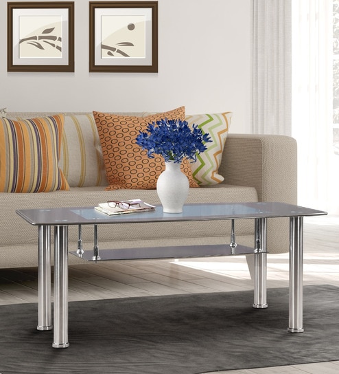 Glass Center Table Design For Living Room | Baci Living Room
