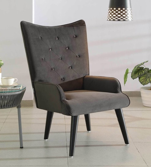 Grey Lounge Chairs Online @Upto 70% OFF | Pepperfry