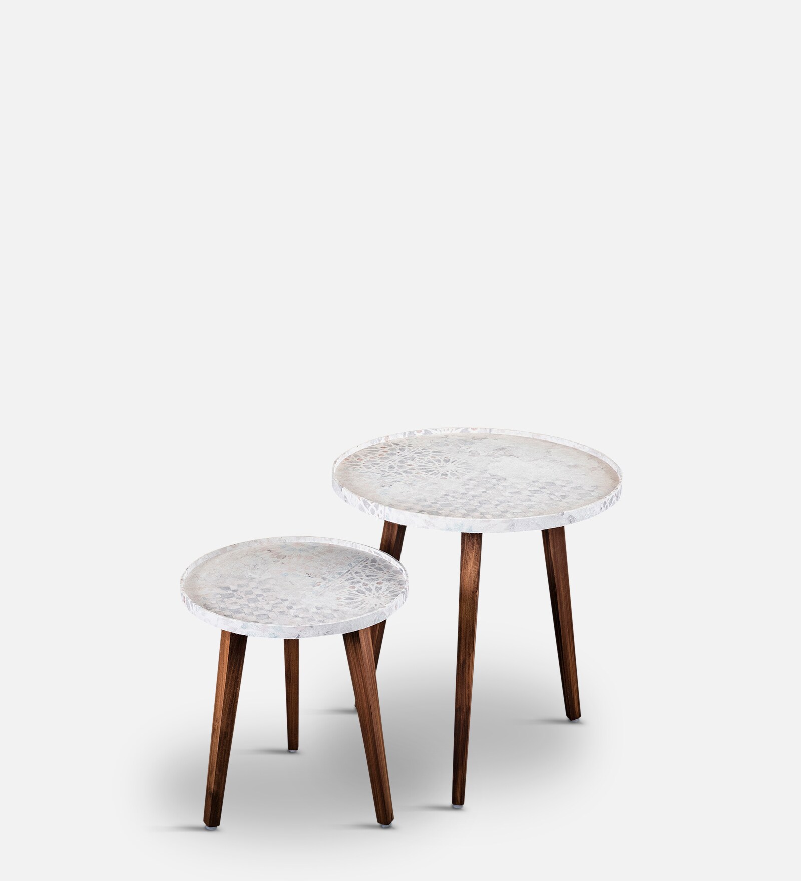 Buy Bhav Nest Of Tables (Set Of 2) In Multi Colour at 49% OFF by A tiny ...