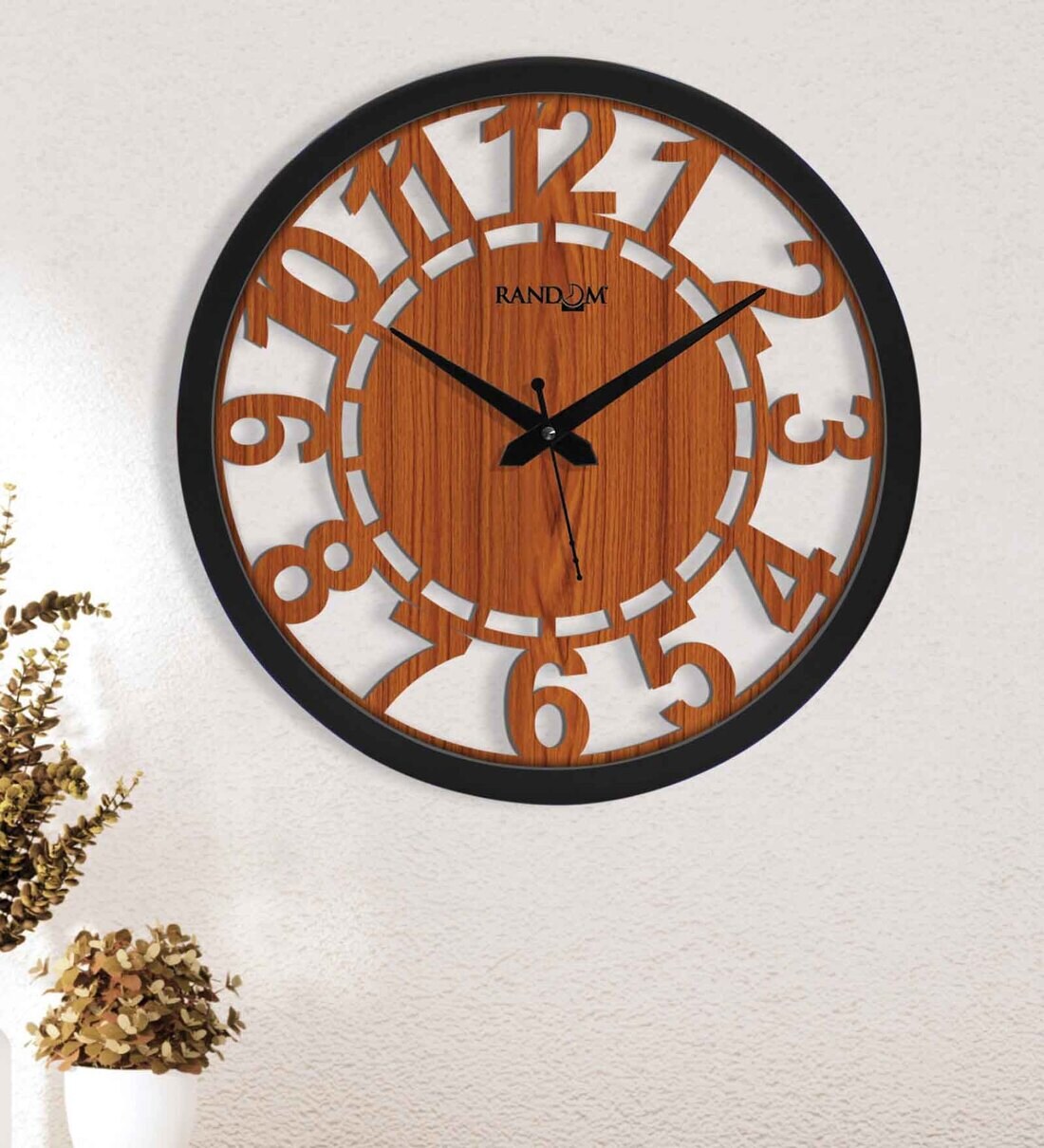 Buy Big Bold Numbers 12 Inches Plastic Wall Clock By Random at 3% OFF ...