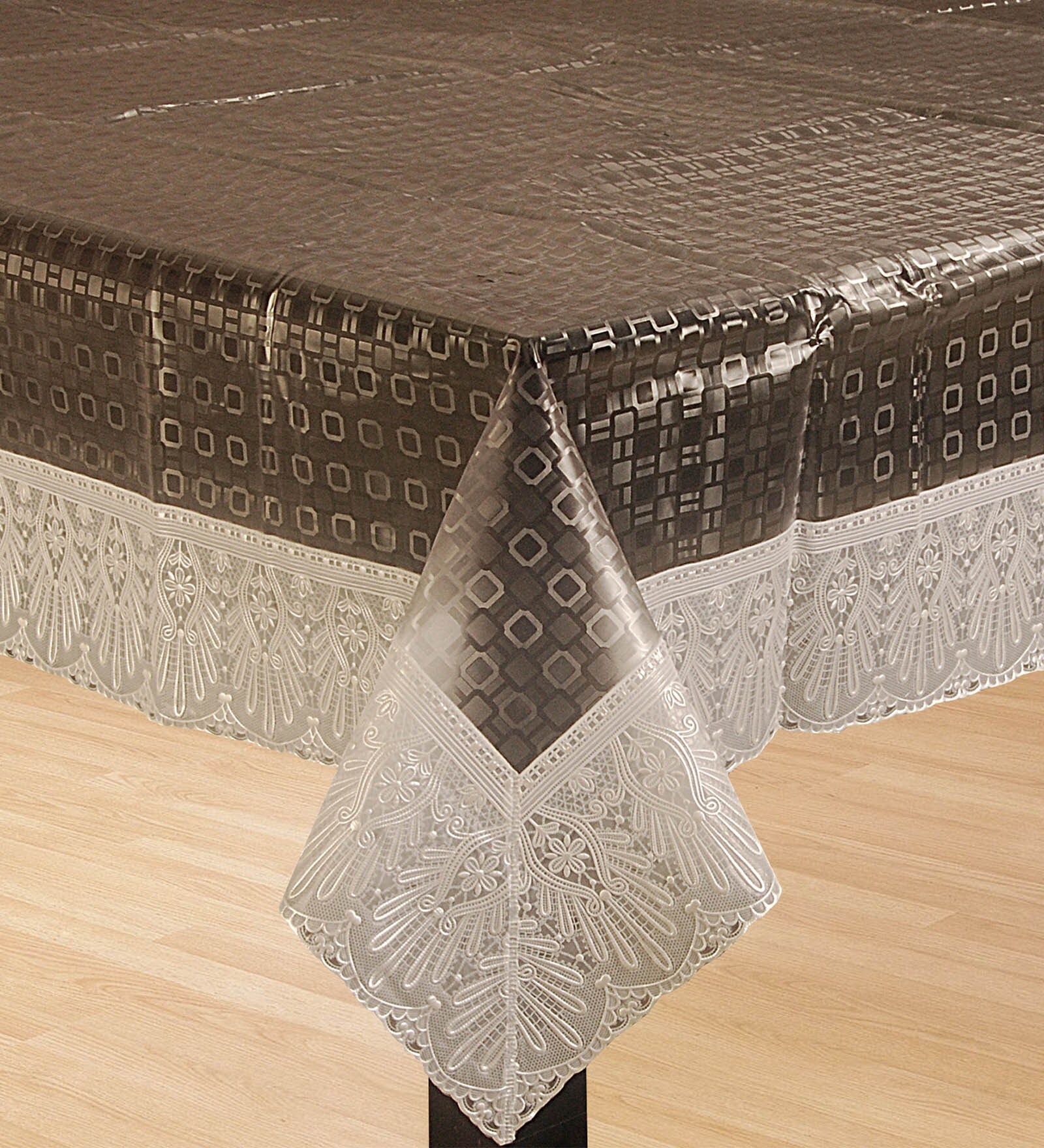 Buy Bianca Premium 3D Finish Transparent PVC Table Cloth Online - Table ...