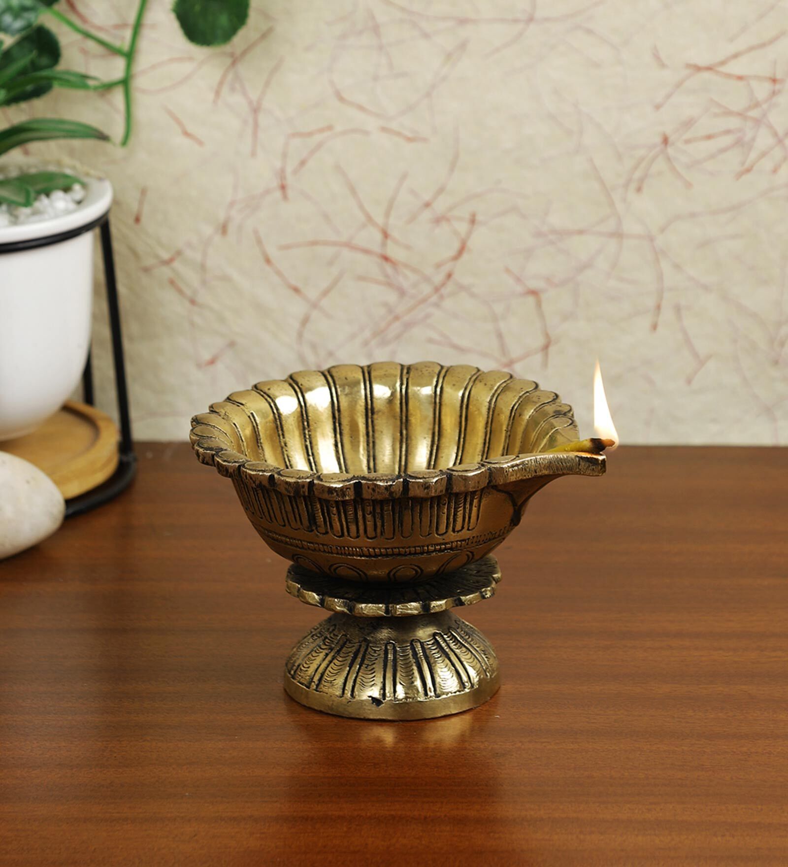Buy Big Golden Brass Diya by Imli Street at 23% OFF by Imli street ...