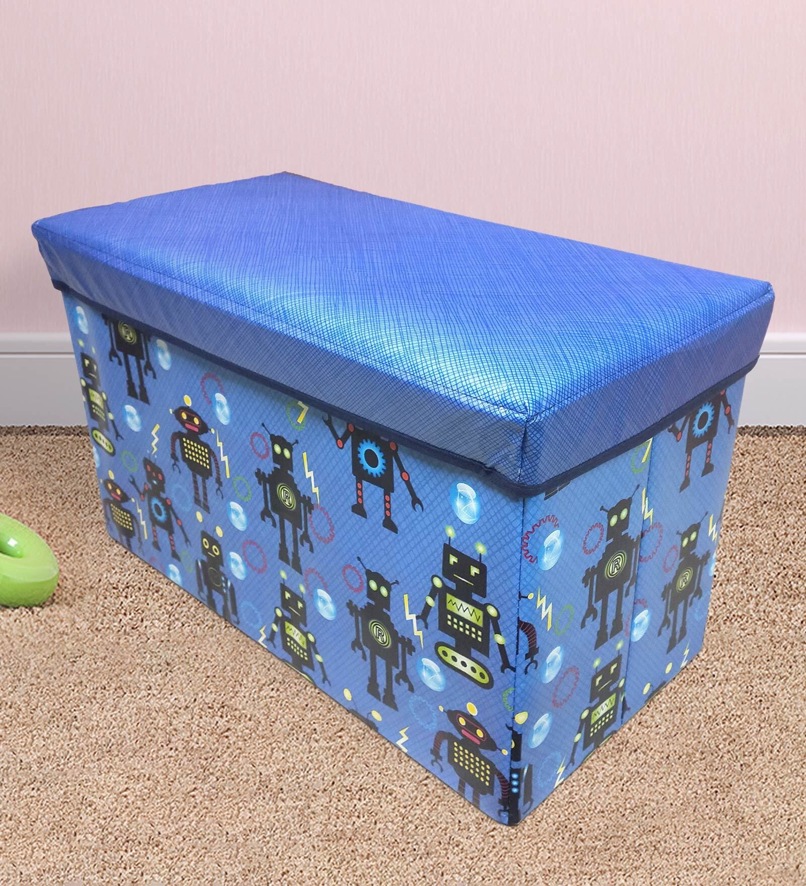 Buy Big Robot Storage Box in Blue Colour by BestP Online - Kids Storage ...