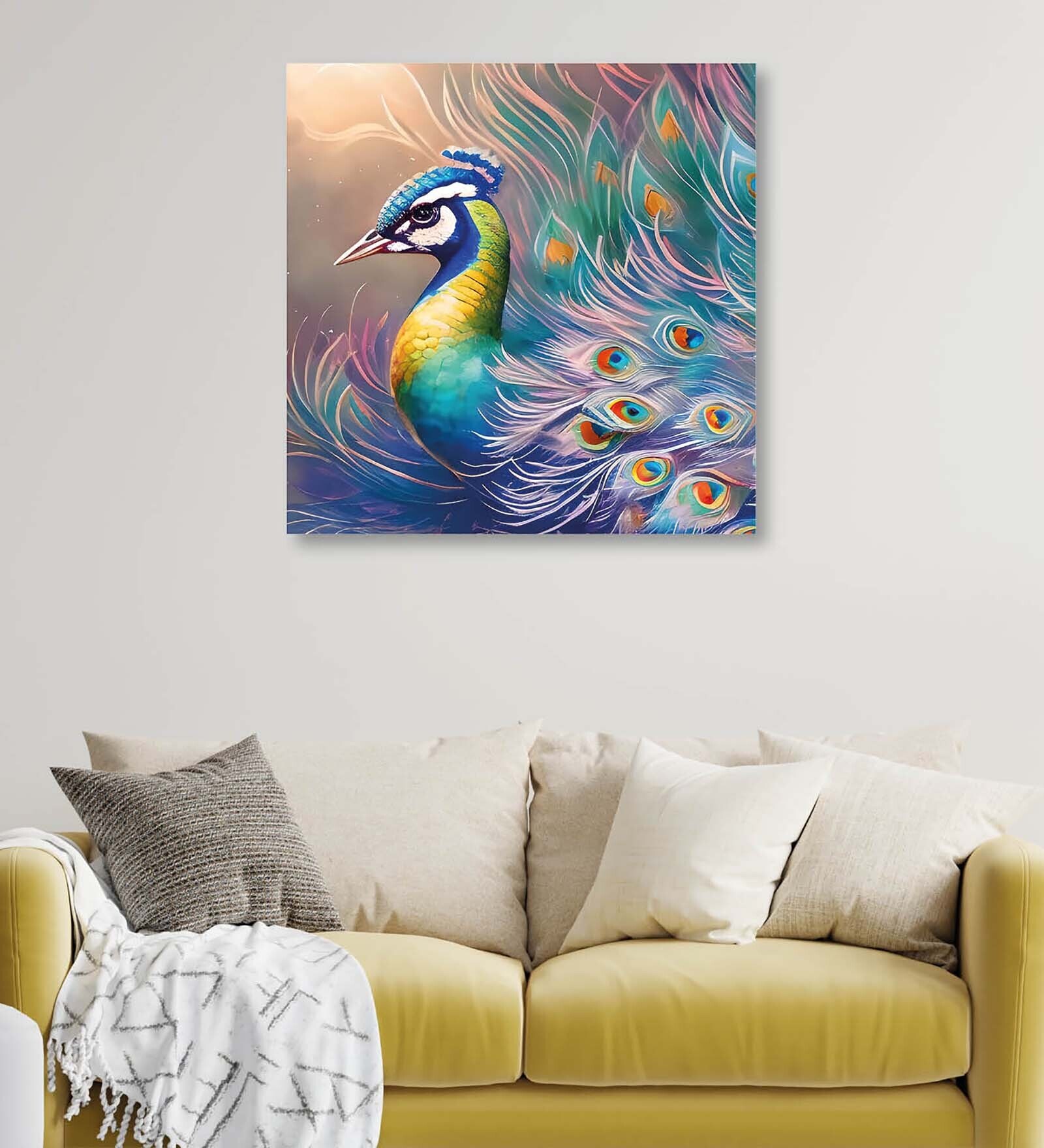Buy Bird Multicolour Pine Wood Art Print at 38% OFF by Olive Tree ...