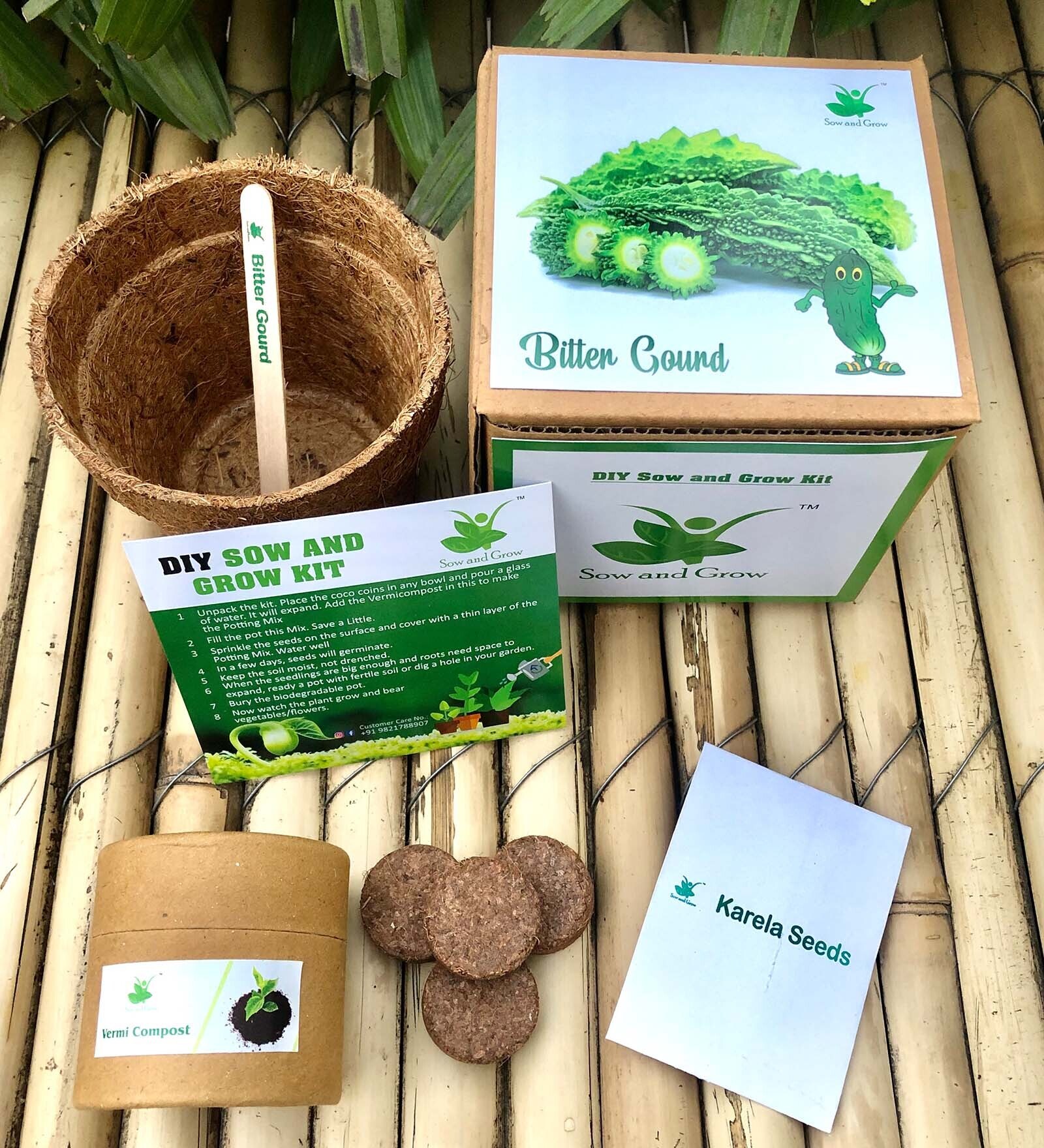 Buy Bitter Gourd (Karela) Vegetable seed Gardening Kit at 40% OFF by ...