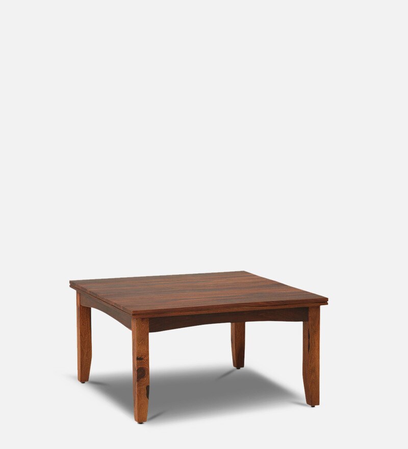 Buy Biscay Solid Wood Coffee Table Square In Honey Oak Finish By ...