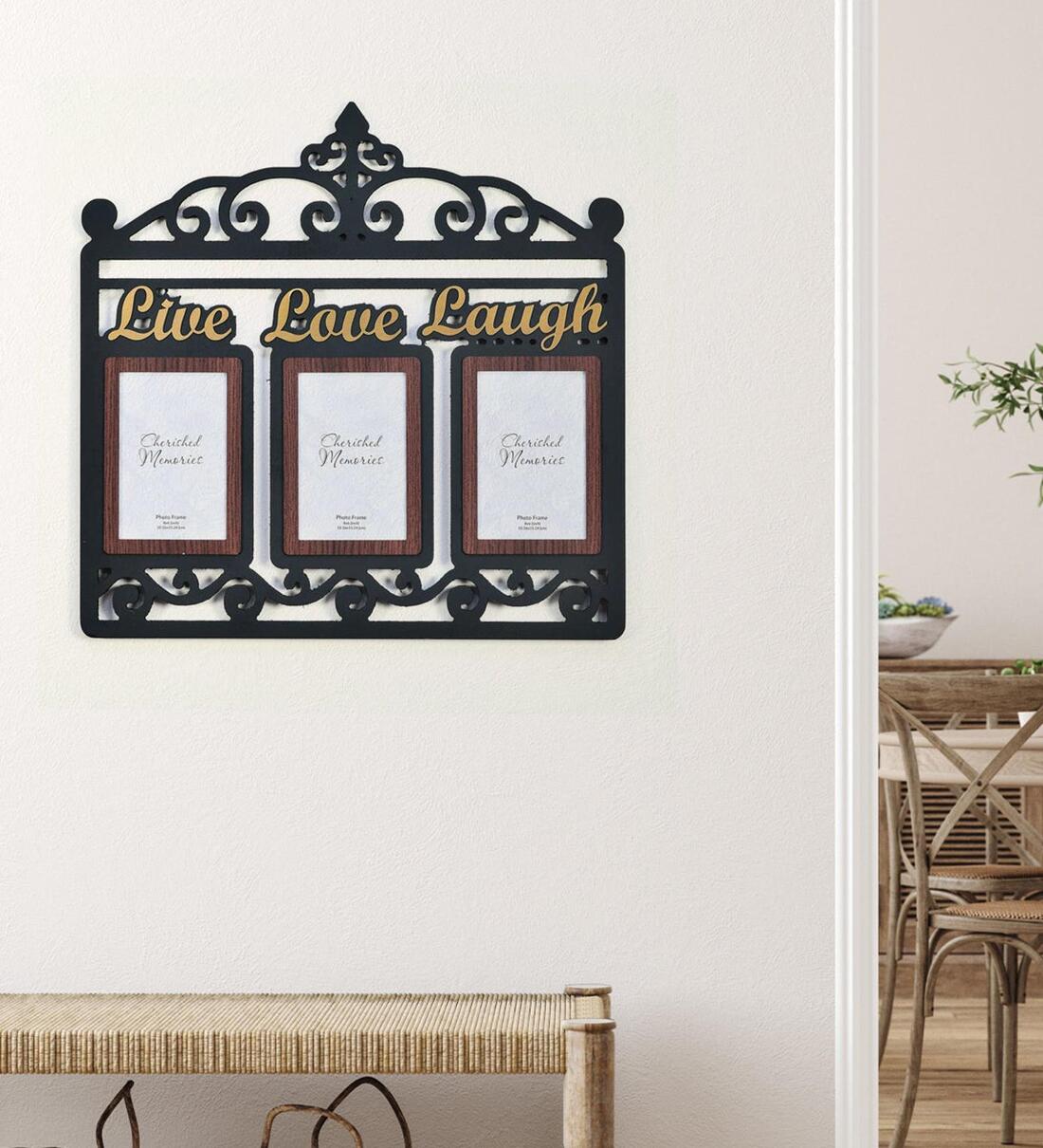 Buy Black & Gold MDF Photo Frames by @home at 50% OFF by @home | Pepperfry