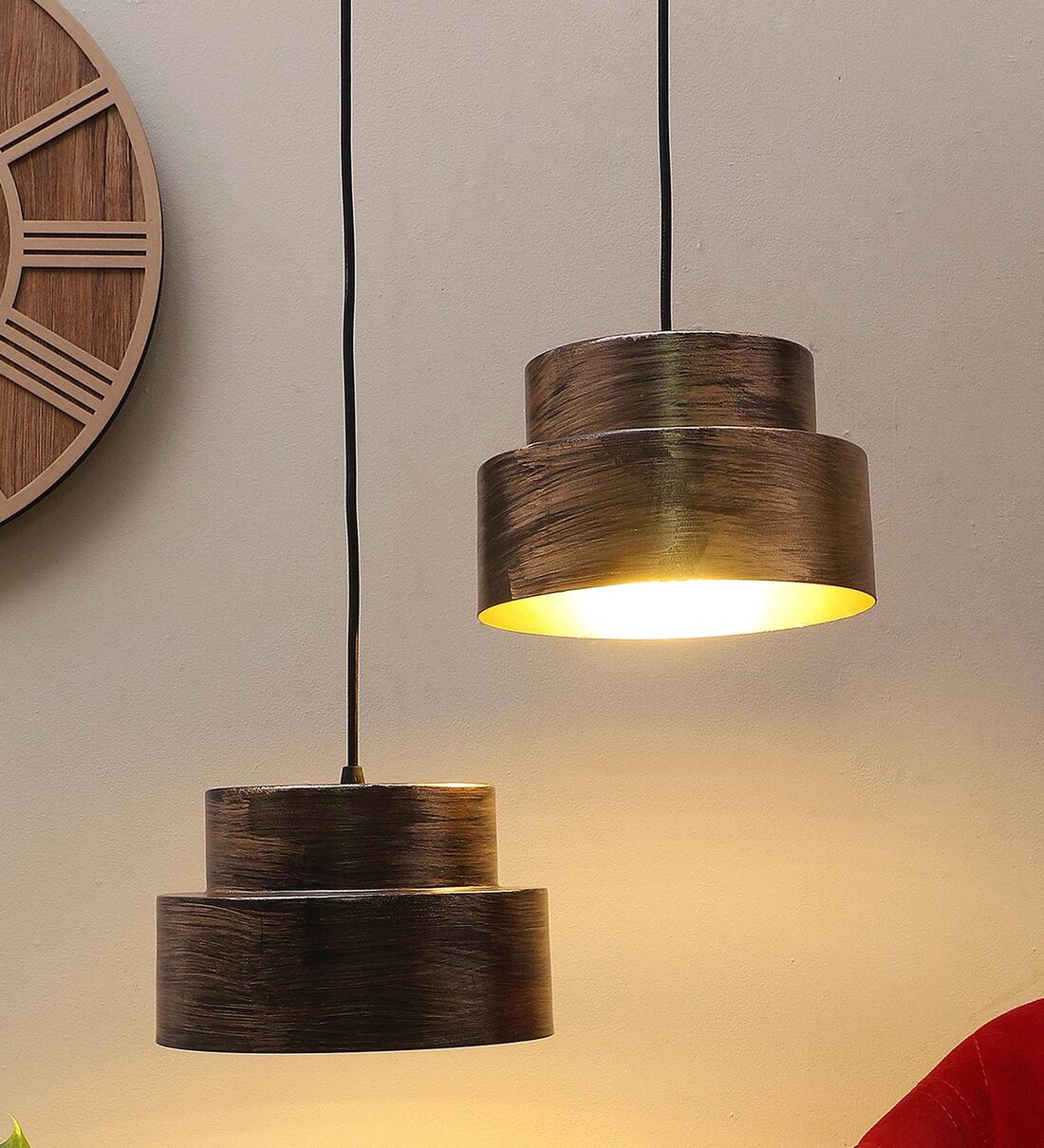 Buy Griza Black Iron Hanging Light at 21% OFF by Amaya Decors | Pepperfry