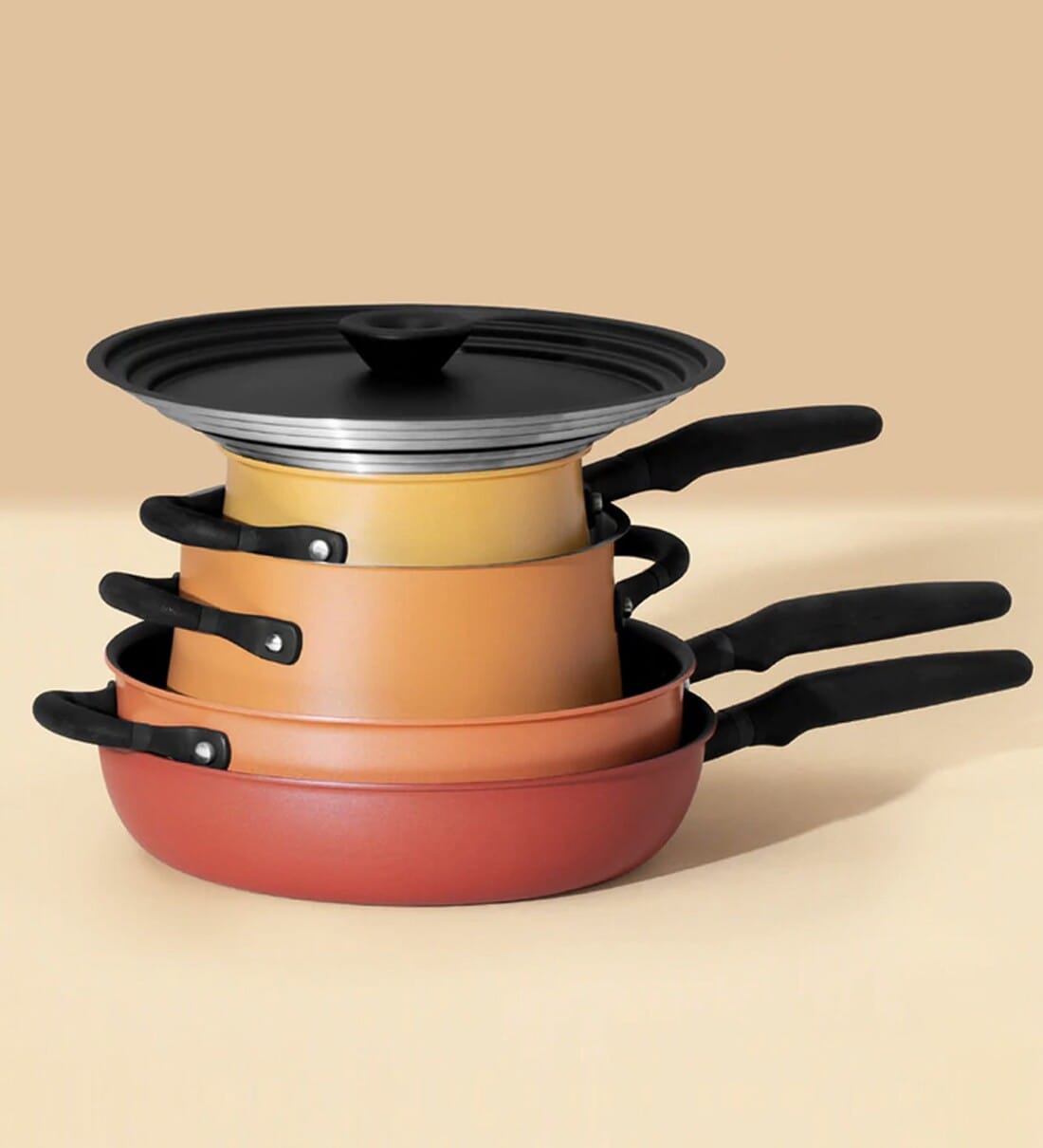 Buy Multicolor Aluminium Cookware Set By Meyer at 18% OFF by Meyer | Pepperfry