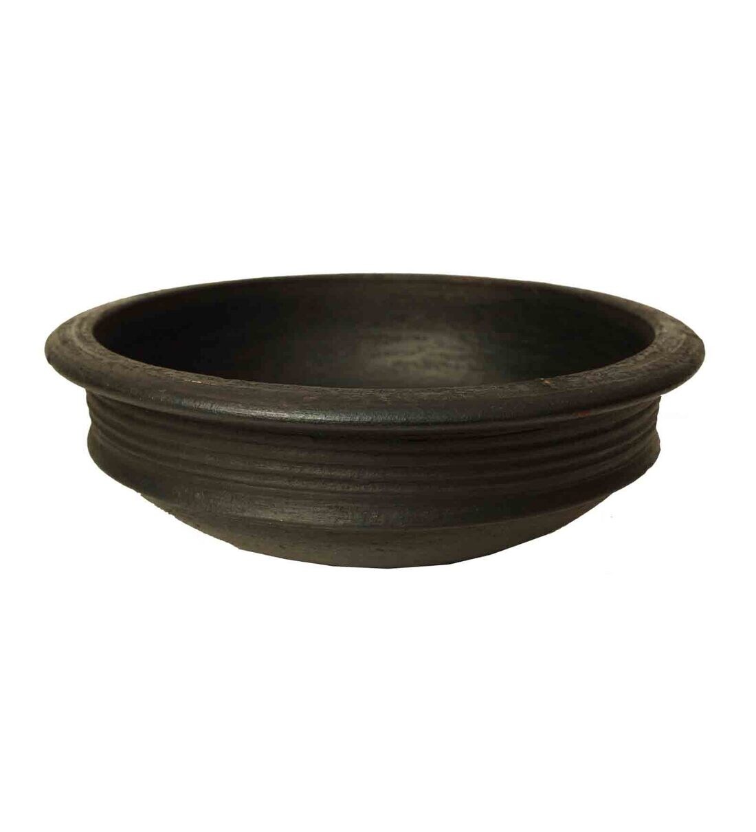 Buy Black Clay Pot 4 Litre By Ecocraft India Online - Pots and Handis ...