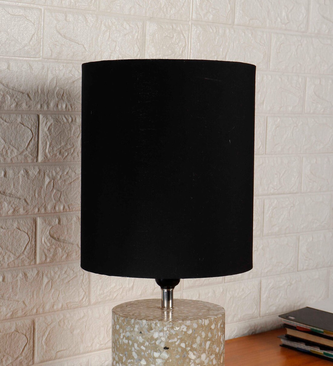 Buy Hexa Black Fabric Solid Lampshade By Grated Ginger Online - Solid ...