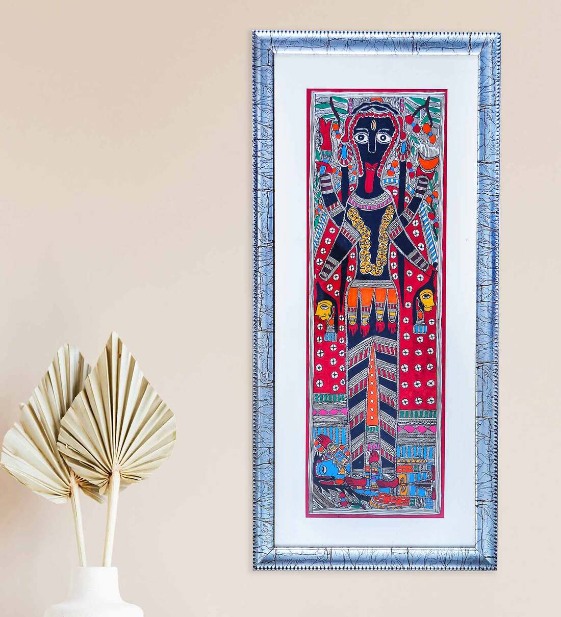 Buy Goddess Kaali Original Handmade Madhubani Painting By ArtGali at 18 ...
