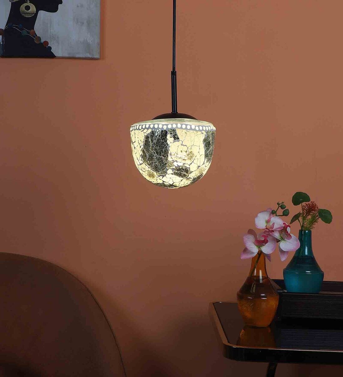 Buy Abin Black Iron Hanging Light at 46% OFF by Eliante by Jainsons ...
