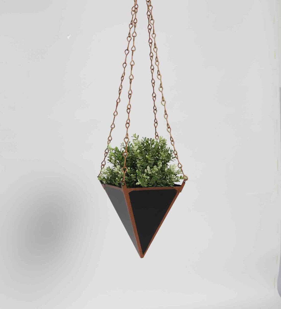 Buy Black Mild Steel Planter By Re-story Online - Hanging Planters ...