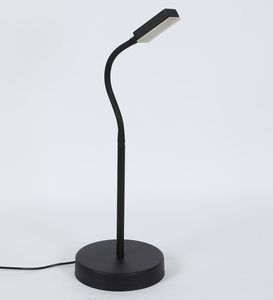 Buy Black Study Lamp With Stainless Steel Base By Korvel Online - Study ...