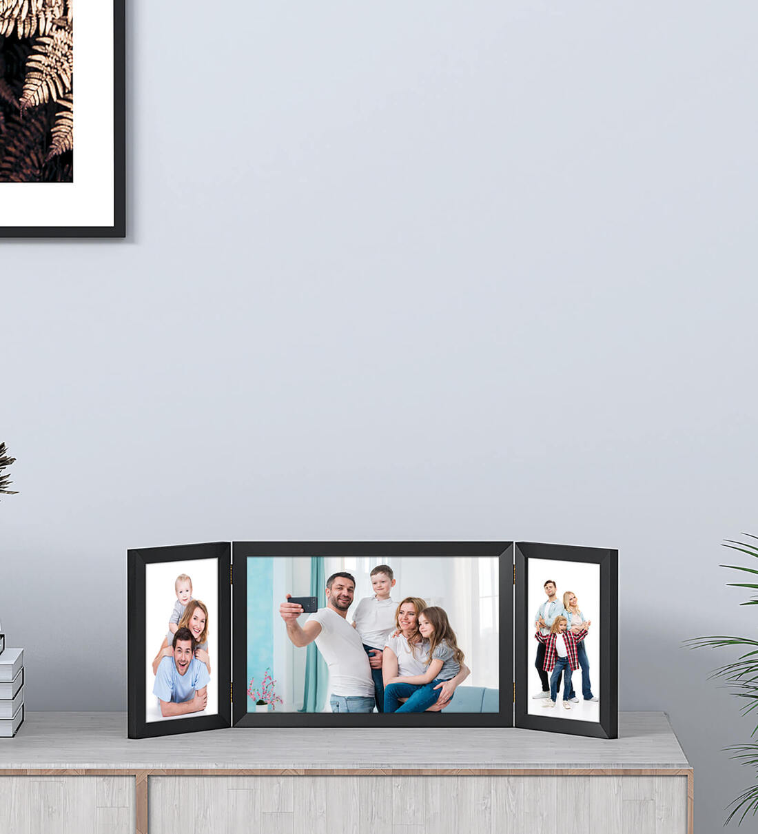 Buy Black Synthetic Wood Table Photo Frame at 40% OFF by Random | Pepperfry