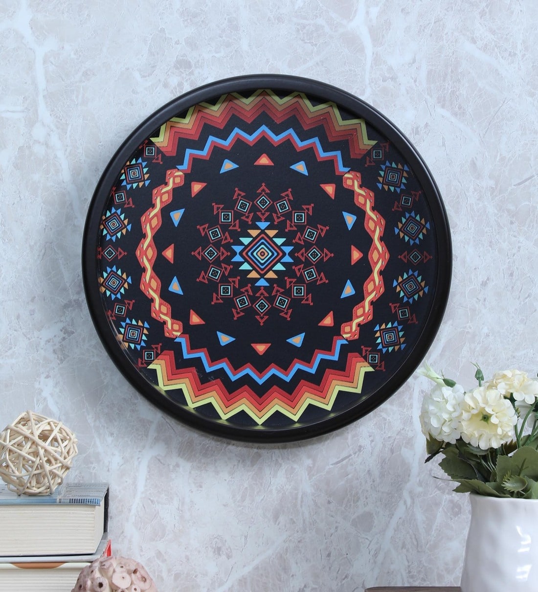 Buy Black Wood Decorative Wall Plate by Crayton at 1% OFF by Crayton ...