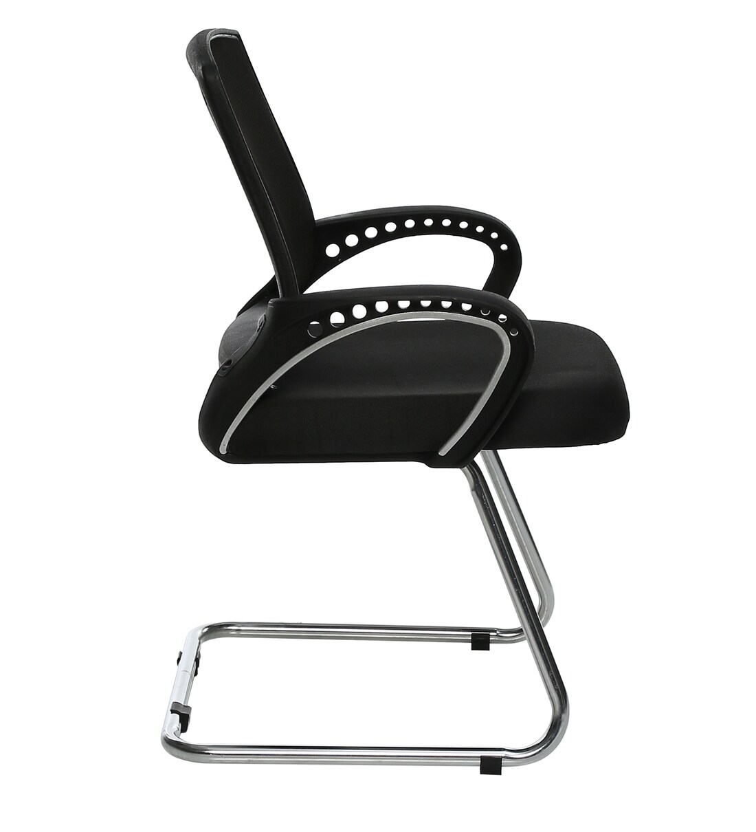 Buy Blezia Breathable Mesh Cantilever Chair in Black Colour by Luxor ...
