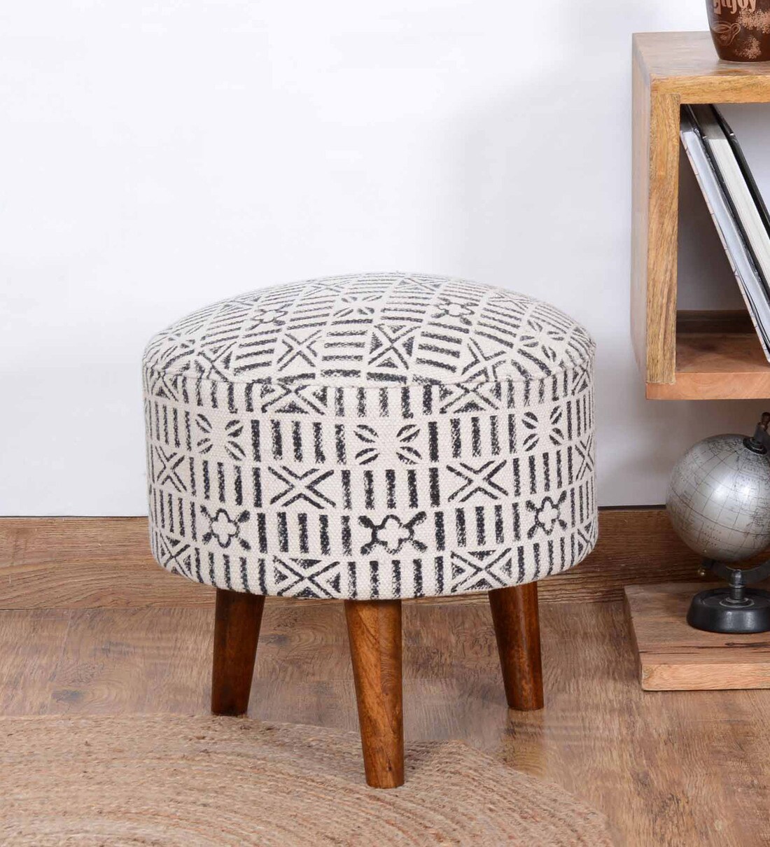 Buy Block Seating Stool in Multi Colour at 37% OFF by Natural Furnish ...