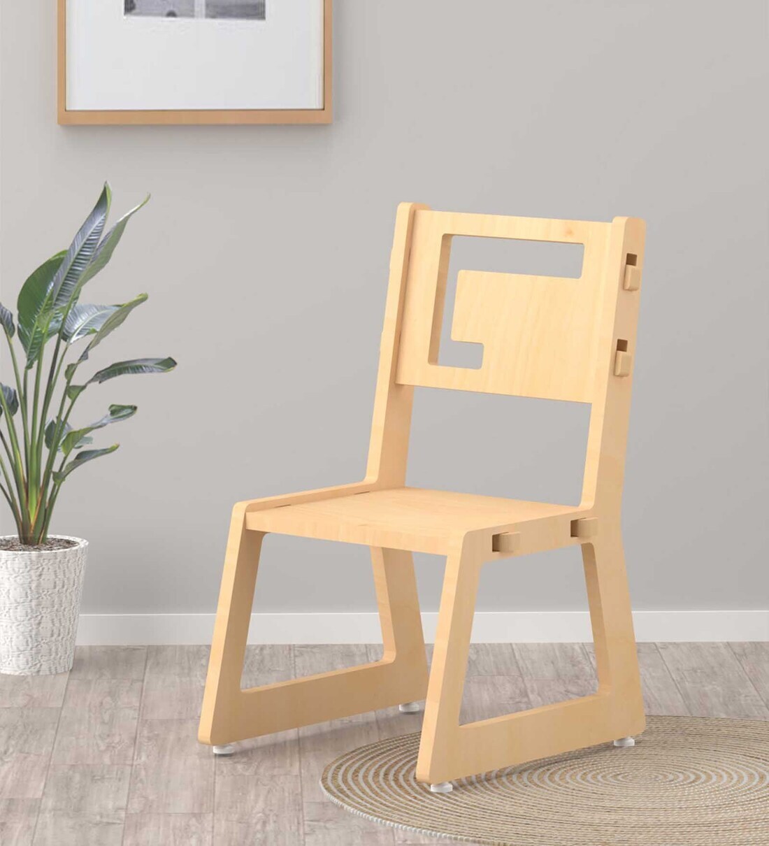 Buy Blue Apple Kids Study Chair in Natural Colour at 5% OFF by X&Y ...