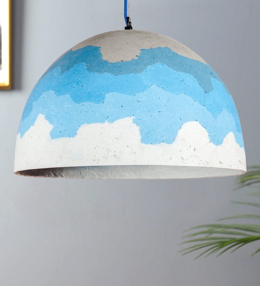 Buy Miu Blue Fabric Hanging Light by Oorjaa at 15% OFF by Oorjaa ...